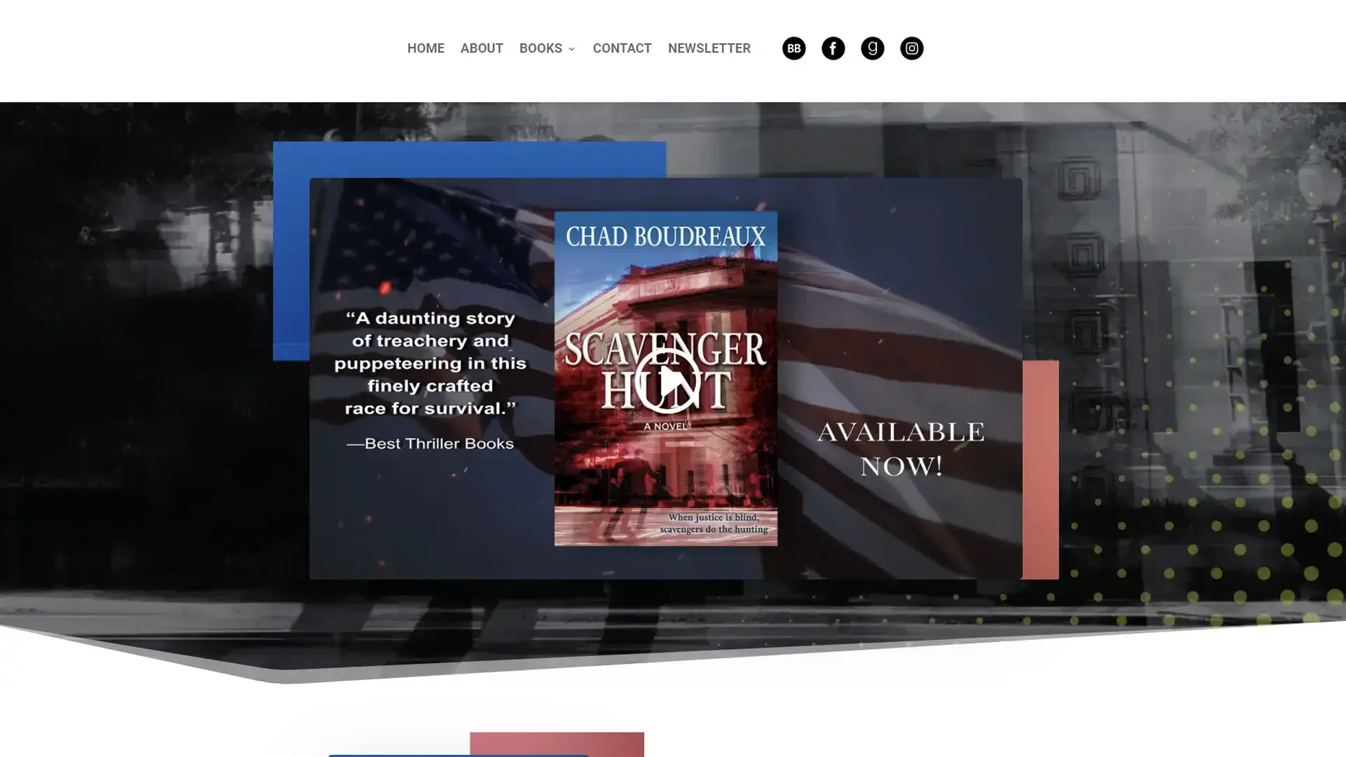 SCAVENGER HUNT: Debut Novel by Chad Boudreaux